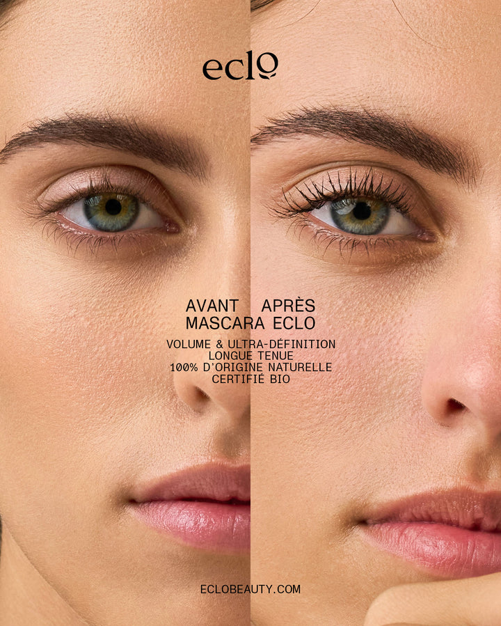 Mascara Soin 001 Noir Profond - Eclo - Soin, Ultra-Définition et longue tenue - 100% naturel ...